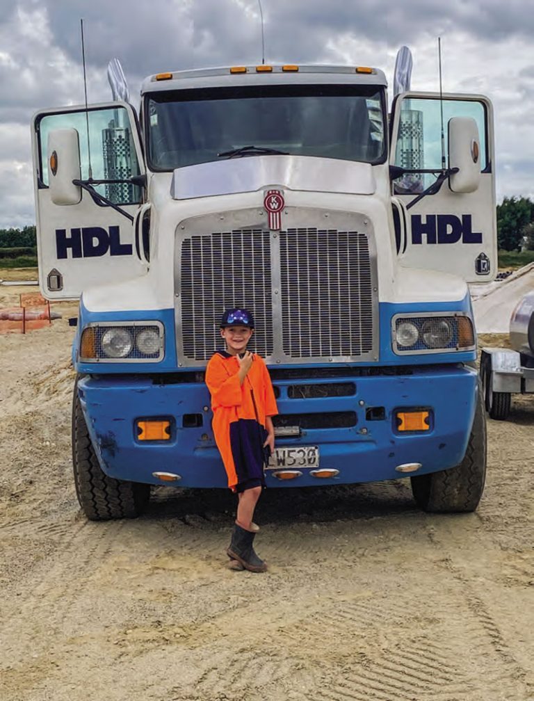 Loading up the truck – Little Trucker Down Under