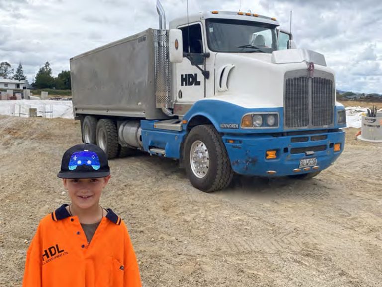 Loading up the truck – Little Trucker Down Under